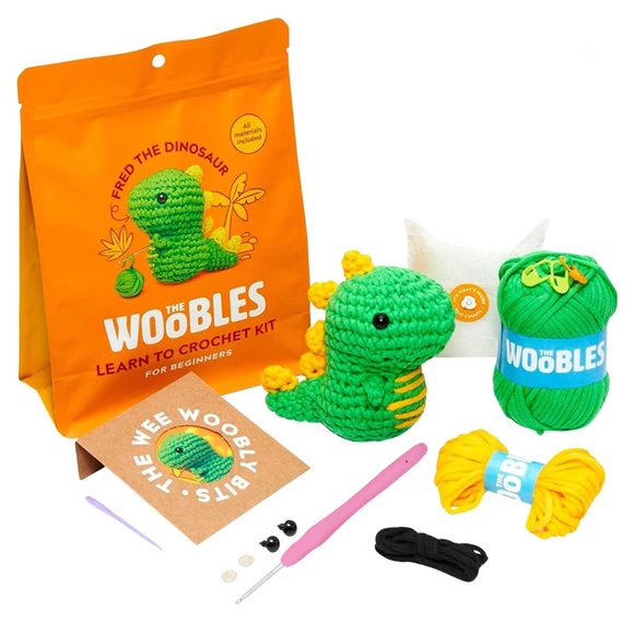 Office | The Woobles Crochet Kit Fred The Dinosaur New | Poshmark